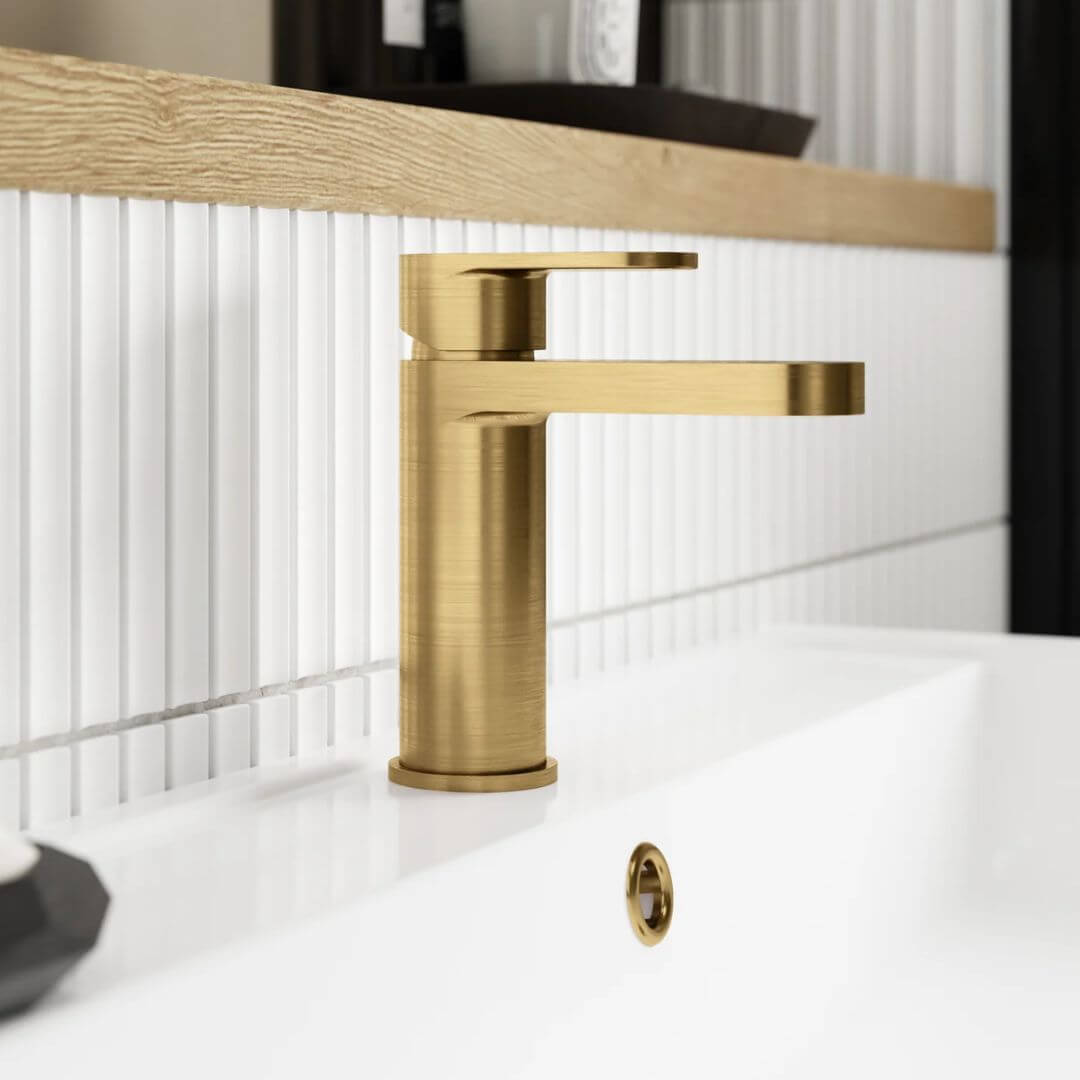Brushed Brass Bathroom Taps – BathLab
