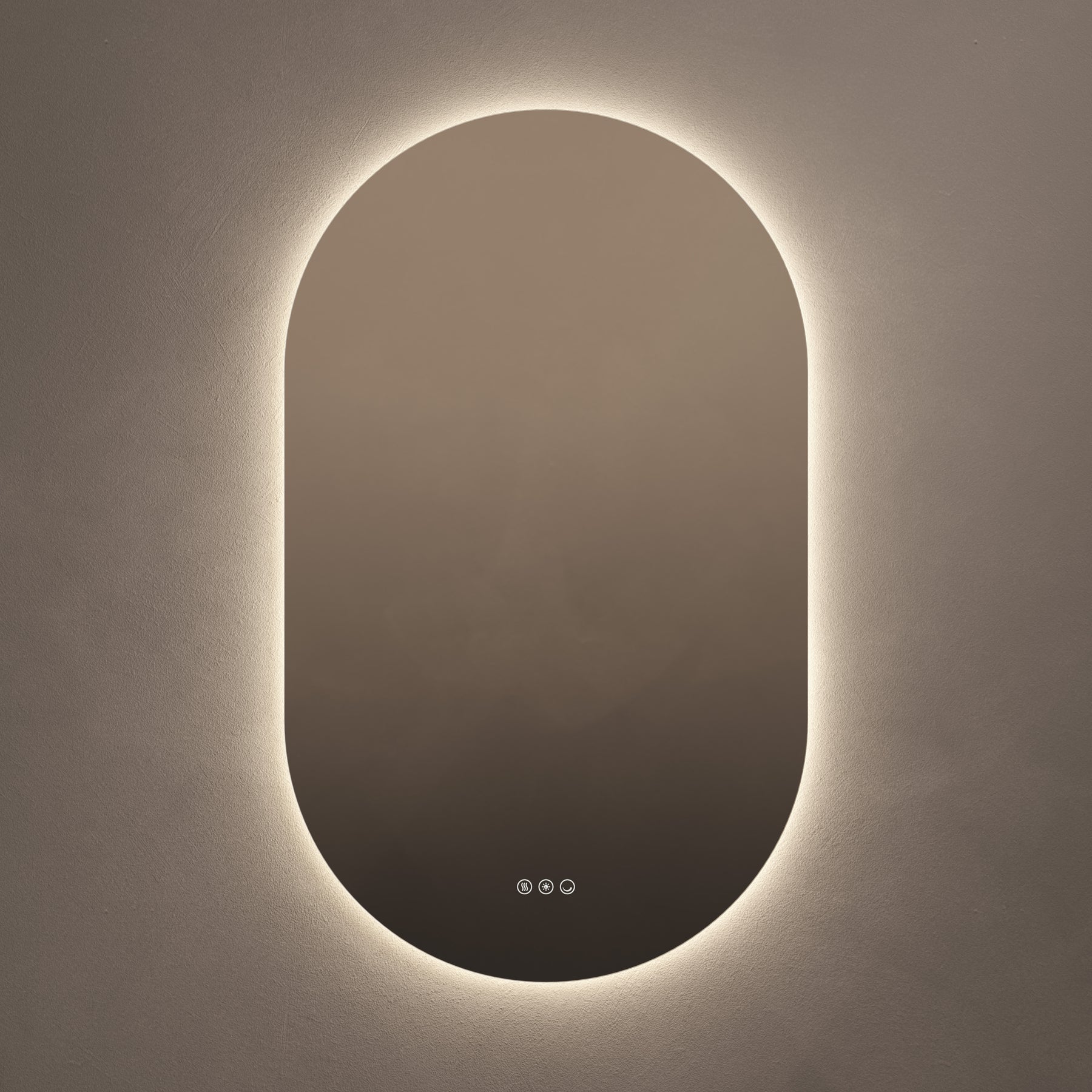 Claris Capsule Illuminated Mirror 60 x 100cm with Adjustable Dotless L ...