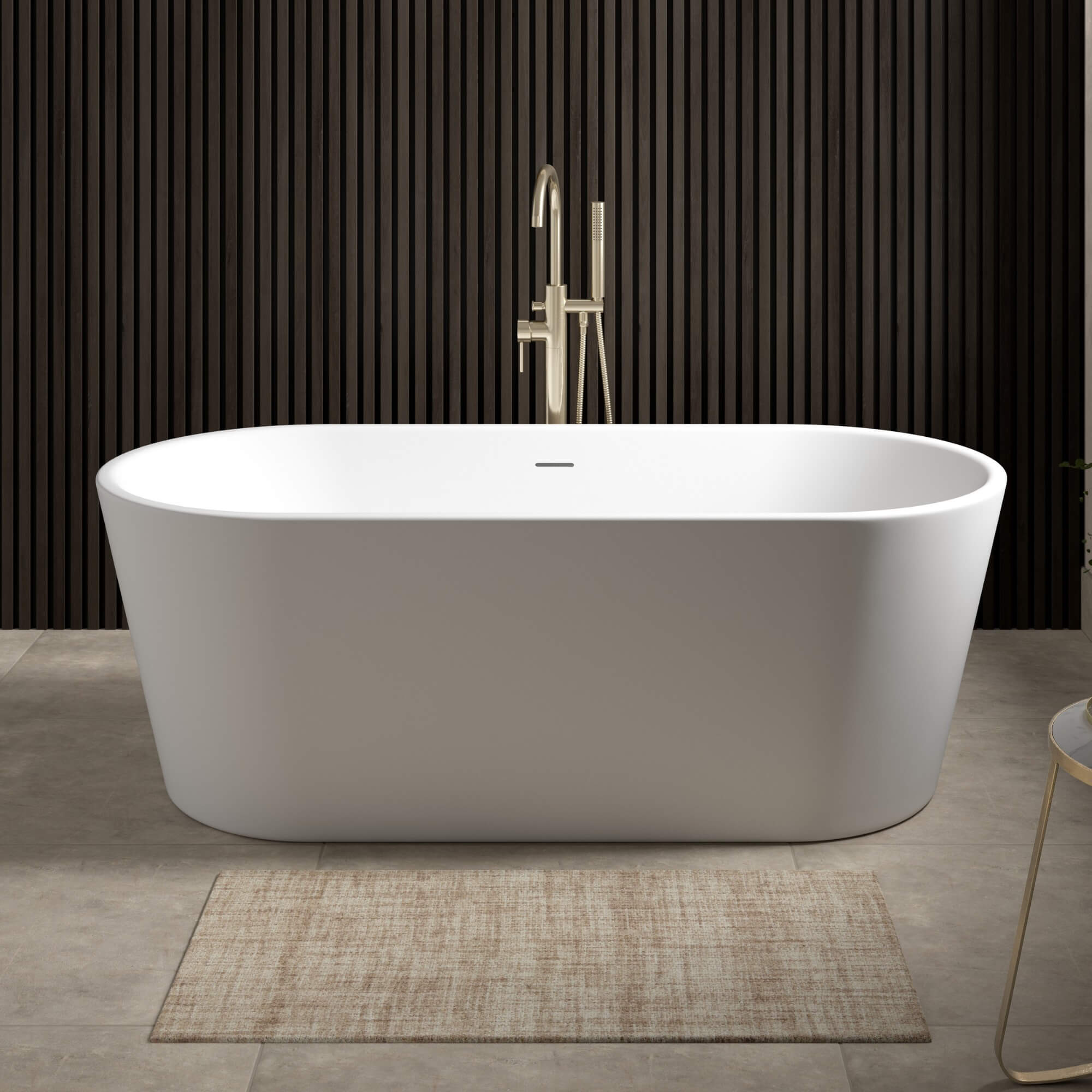 Como Freestanding Bath 1680 x 800mm - Matt White – BathLab